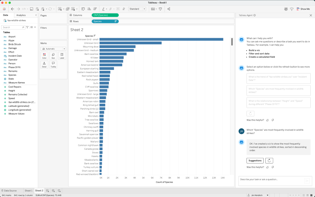 reporting tools like tableau